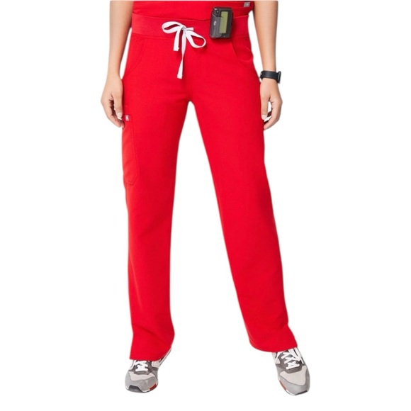 Figs | Pants & Jumpsuits | Figs Kade Cargo Pants Red Womens L | Poshmark